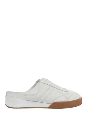 COURREGES Club 02 Leather Mules - White