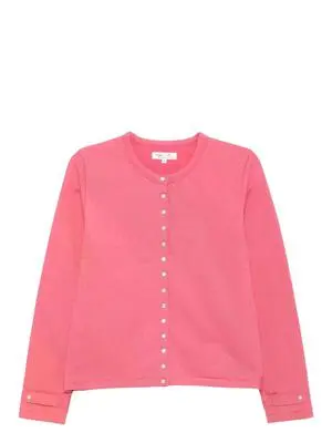 AGNÈS B. Snap Cotton Cardigan - Pink