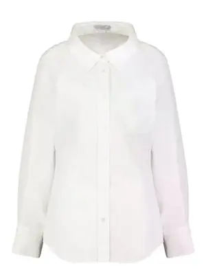 Stella McCartney Long-sleeve Cotton Poplin Shirt - White