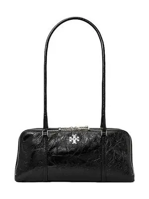 Tory Burch Small Marshmallow Satchel - Black