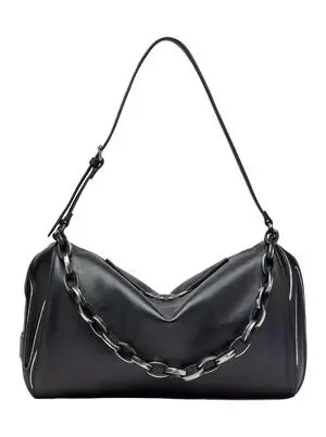 DIESEL Chain Shoulder Bag - Black