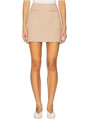 Minkpink Valeria Mini Skirt - Beige & Cream