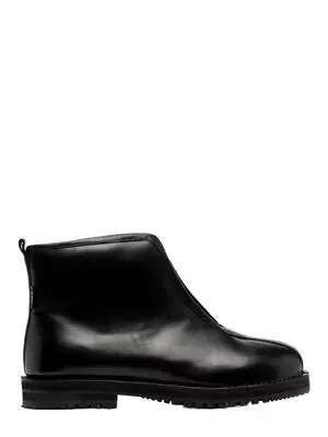 Suicoke Leather Ankle Boots - Black