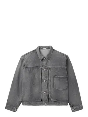 A.PRESSE Denim Trucker Jacket - Gray