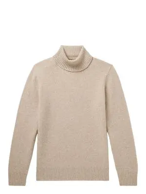 Hartford Wool Rollneck Sweater - Neutrals