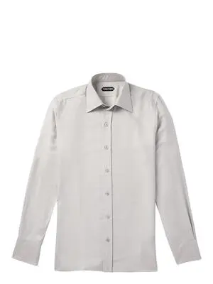 TOM FORD Twill Shirt - Gray