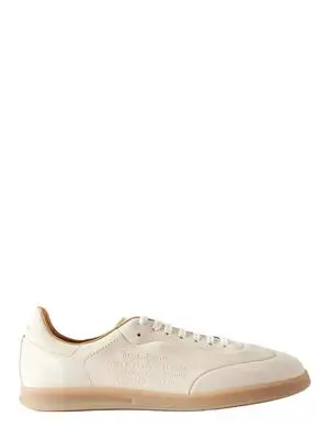 Paul Smith Bailey Logo-embossed Nubuck Sneakers - Neutrals