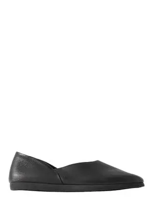 STOFFA Full-grain Leather Loafers - Black