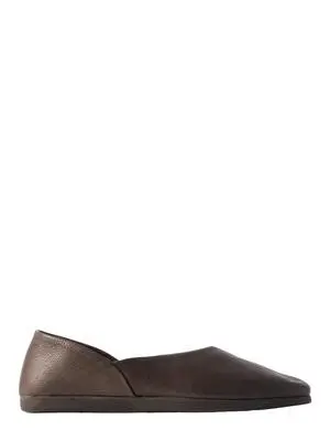 STOFFA Full-grain Leather Loafers - Brown