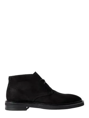 Mr P. Lucien Suede Chukka Boots - Black