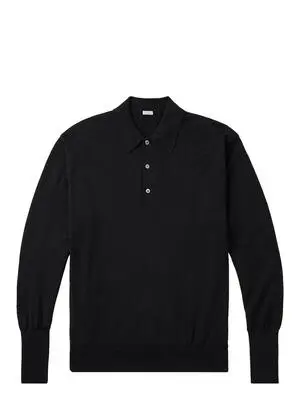 A.PRESSE A.PRESSE - Wool Polo Shirt - Men - Black - 2