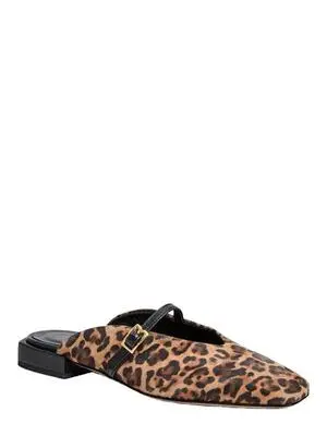 Bruno Magli Pilar Mary Jane Mule - Leopard Suede