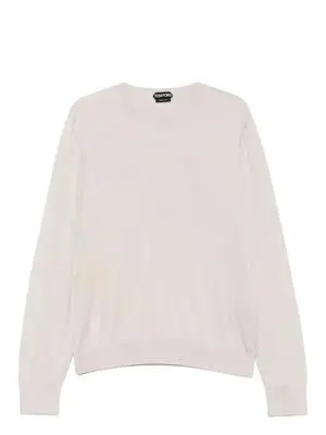 TOM FORD Crew-neck Long-sleeve Sweater - Neutrals