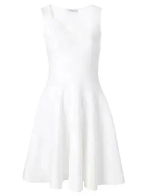 Givenchy Lace Flared Dress - White