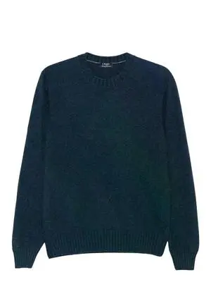 BARBA NAPOLI Crew-neck Sweater - Blue