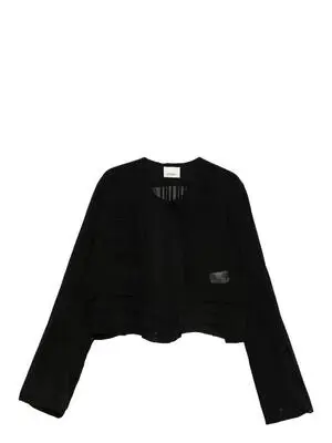 Isabel Marant Pleated-panel Blouse - Black