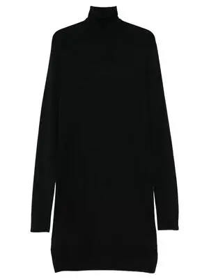 TOTEME Turtleneck Midi Dress - Black