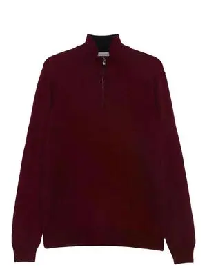 CORNELIANI High-Neck Half-Zip Jumper