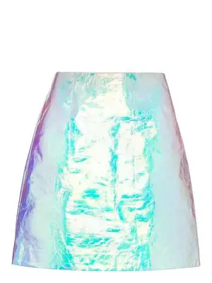Sies Marjan Iridescent Mini Skirt - Metallic
