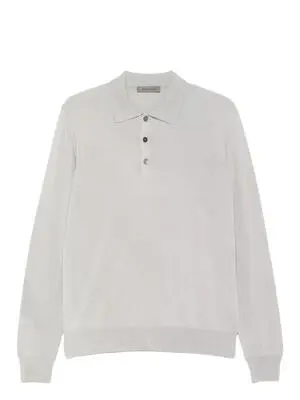 Corneliani Long-sleeve Polo Shirt - Grey