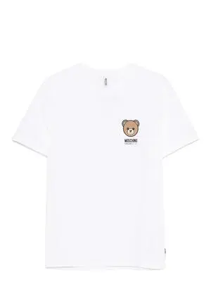 Moschino Bear-logo T-shirt - White