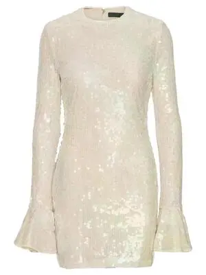 Remain Birger Christensen Sequin Mini Dress - Neutrals