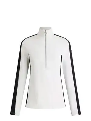Fusalp Panelled Half-zip Ski Top - White