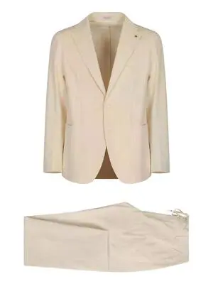 Tagliatore Two-button Textured-effect Suit - Neutrals