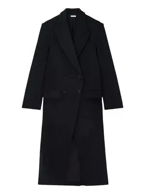 Alexander McQueen Double-breasted Flap-pocket Coat - Black