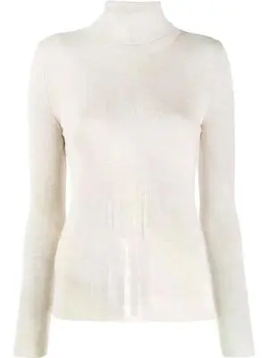 Prada Roll-neck Jumper - Neutrals