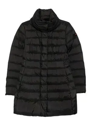 Peuterey Quilted High-neck Coat - Black