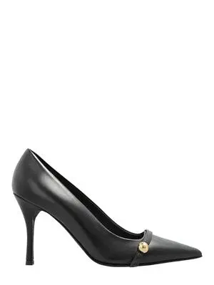 FURLA 100mm Leather Heeled Pumps
