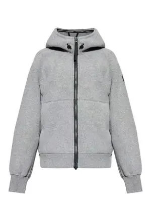 Canada Goose Hooded Wool Jacket - Grey