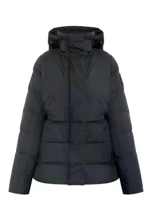Canada Goose Hooded Quilted Puffer Jacket - Black