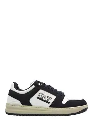 Emporio Armani Ea7 Logo Sneakers - White