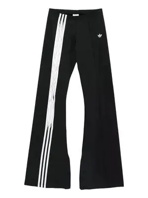 Adidas Three-stripe Split Trousers - Black