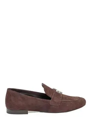 Tory Burch Eleanor Logo-plaque Loafers - Brown