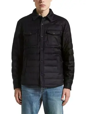 Peserico Quilted Shirt Jacket - Blue
