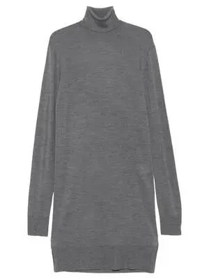 TOTEME Turtleneck Midi Dress - Grey