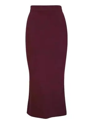 Dorothee Schumacher Midi Skirt With Elastic Waistband - Red
