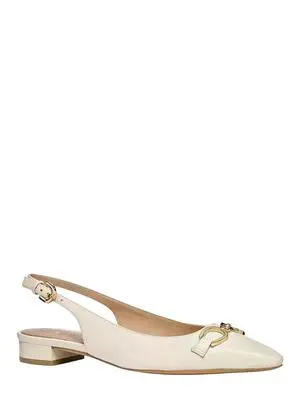 Geox Slingback Flat Pumps - Neutrals