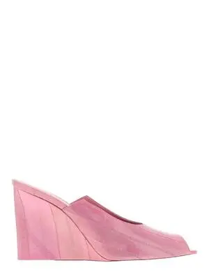Fendi 90mm Leather Open-toe Sandals - Pink