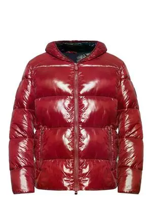 SAVE THE DUCK Hooded Puffer Jacket Red