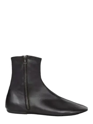 Dries Van Noten Zip-fastening Leather Boots - Black
