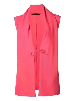 HAIDER ACKERMANN Open Shawl Lapel Top - Pink
