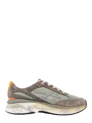 Premiata Moerun 7871 Lace-Up Sneakers Neutrals