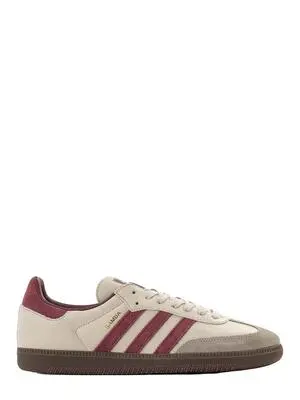 Adidas Samba Og Athletic Shoe - Putty Gray/maroon/gold Metallic/gum