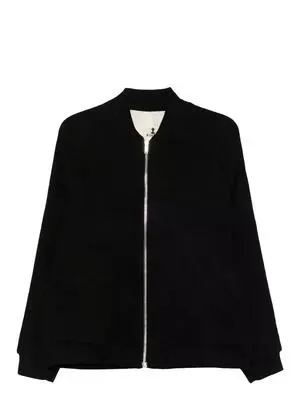 Barena Venezia Zip-front Ribbed Jacket - Black