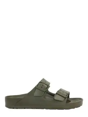 BIRKENSTOCK Birkenstock Double-Buckle Flat Sandals Marrone