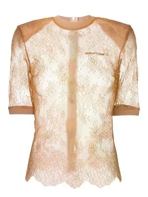 Off-White Lace Detailed Top - Neutrals